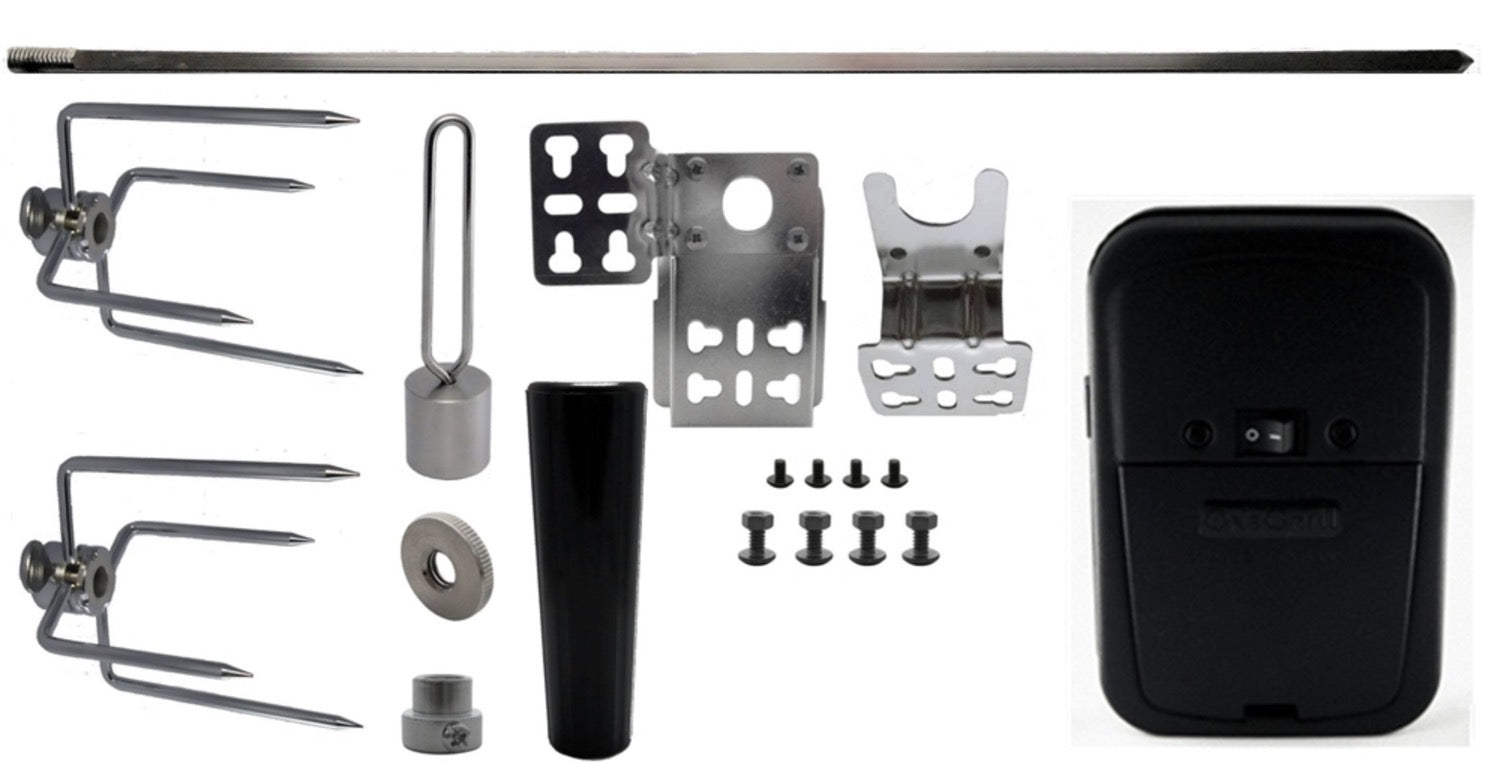 Arteflame Extra Rotisserie Spit Rod & Bracket Kit – The Pinnacle Patio